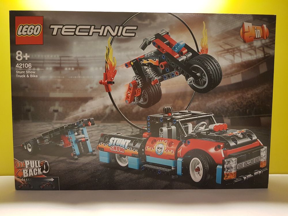 LEGO Technic 42106 - Stunt-Show mit Truck und Motorrad NEU (Neu und originalverpackt) in St ...
