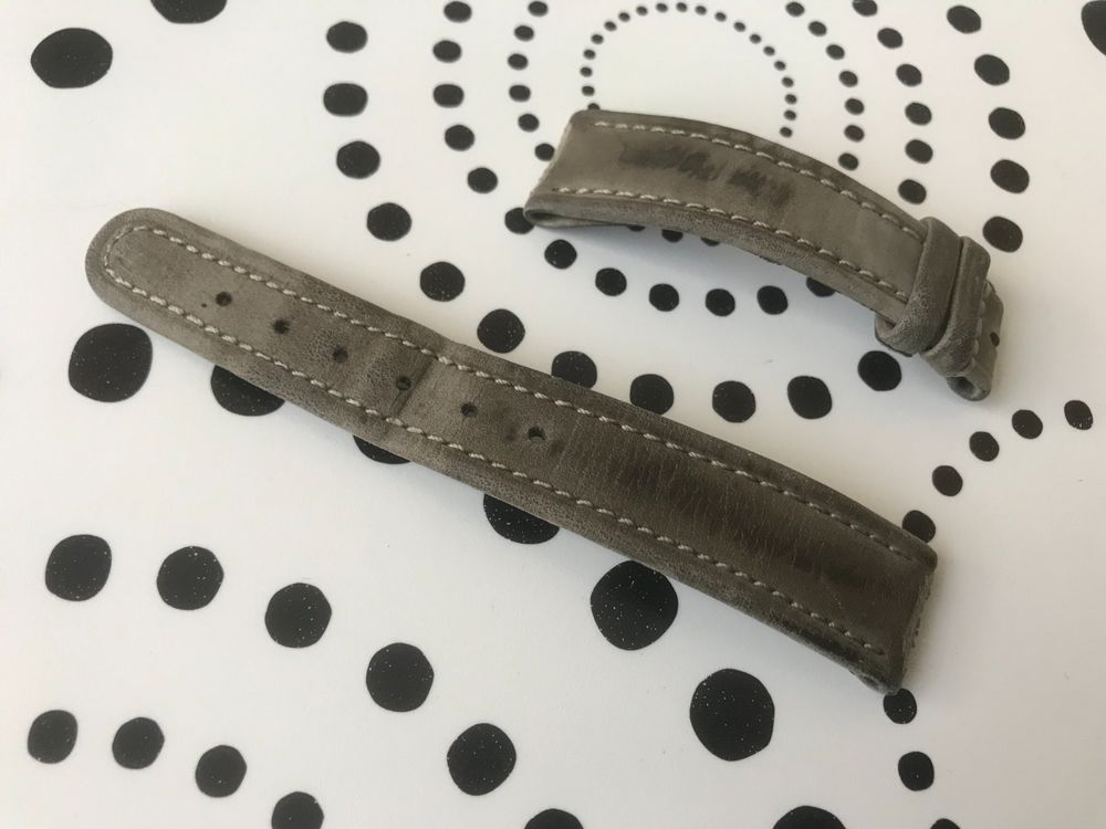 ROLEX ORIGINAL - BRACELET LEDER VINTAGE - 19/15 MM !!!!!!!!! (Gebraucht ...