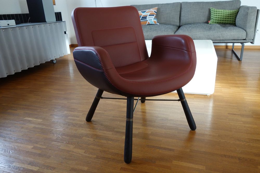 Vitra East River Chair Leder, Hella Jongerius (Neu (gemäss Beschreibung ...