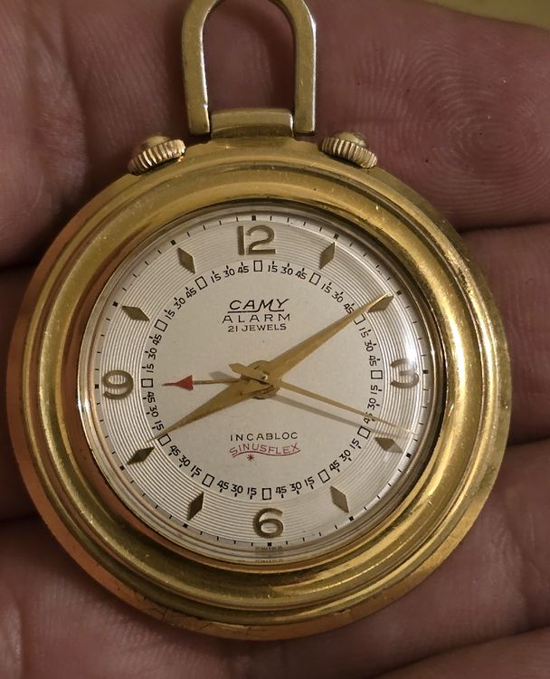 Montre de poche CAMY Alarm 21 Rubis Vintage Suisse (Gebraucht) in Grand ...