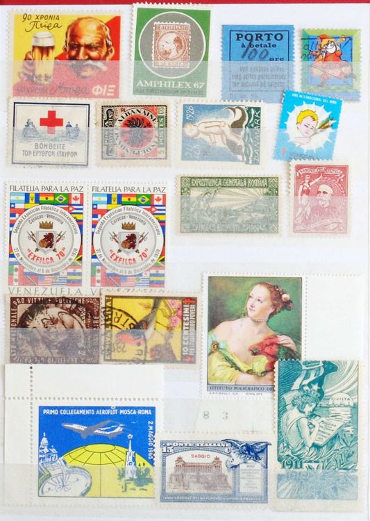 Vignetten aus diversen Ländern, */O, ab 1895, 2 Fotos (Gebraucht) in Le ...