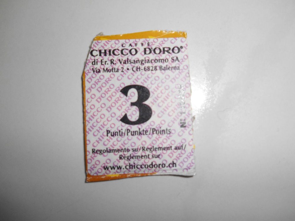 501 Chicco d'Oro Punkte (Gebraucht) in Sutz für CHF 76 – mit Lieferung auf Ricardo kaufen