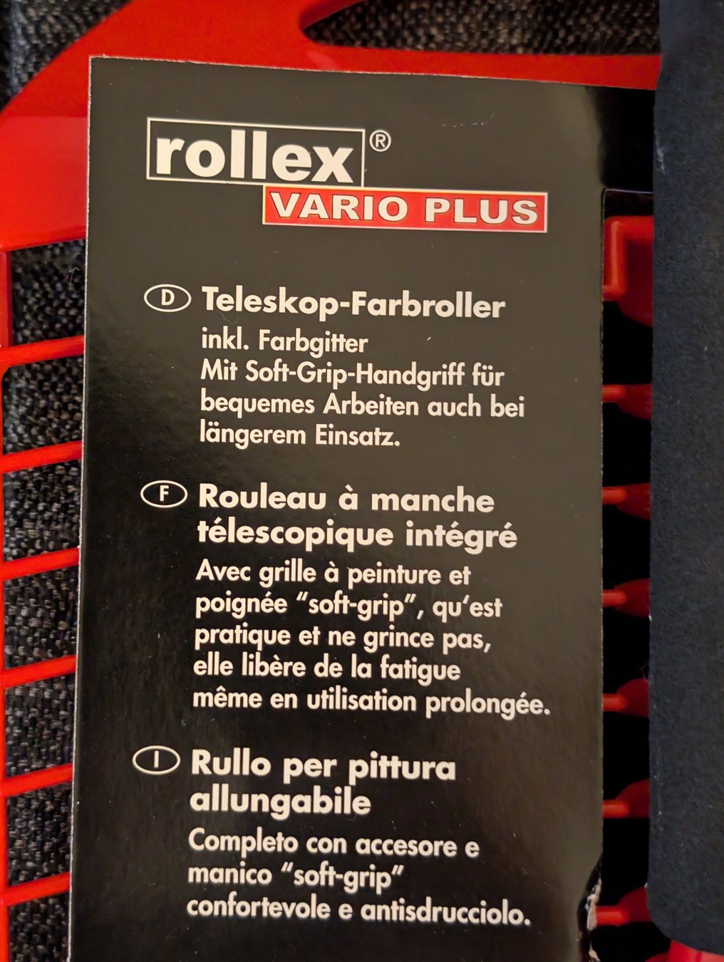 Teleskop Farb Roller, Rollex Vario Plus Farbroller + Gitter (Neu und ...