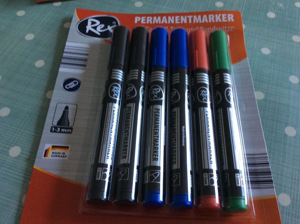 6 PERMANENTMARKER BUNT | Kaufen auf Ricardo
