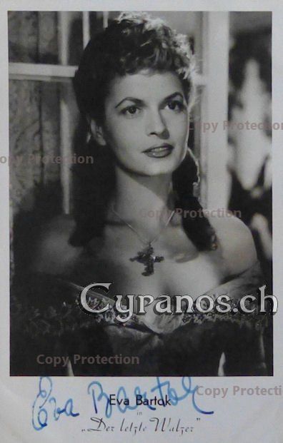 Eva Bartok (1927-1998) Schauspielerin - Autogramm (Gebraucht) in Dietikon für CHF 14 – mit ...