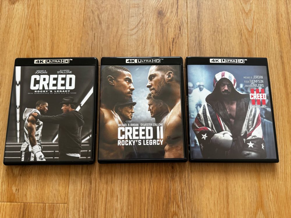 Creed 1-3 UHD Blu-Ray (Gebraucht) in Zug für CHF 25 – mit Lieferung auf ...