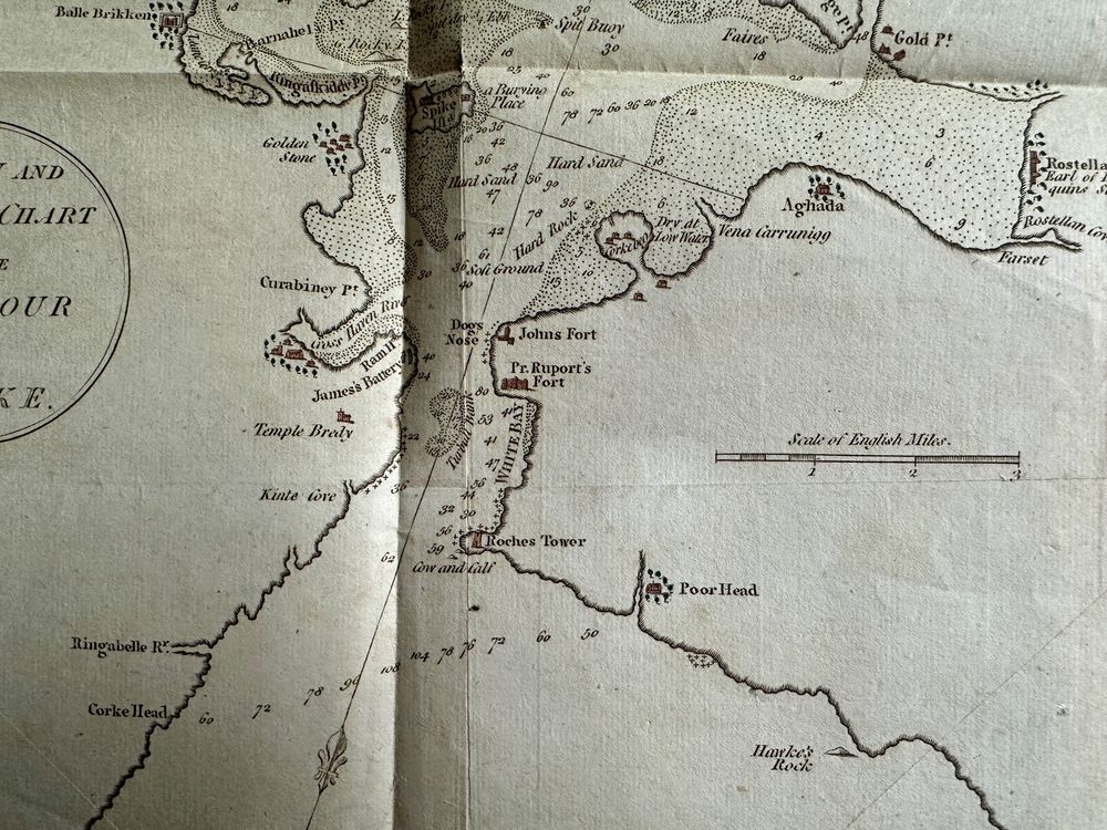 John Bew: A New Chart of the Harbour of Corke. 1782 (Gebraucht) in ...