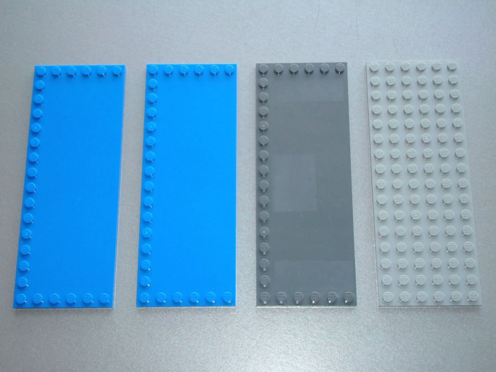 4-Stück Lego Classic Platten 6x16 Noppen verschiedene Farben (Gebraucht ...