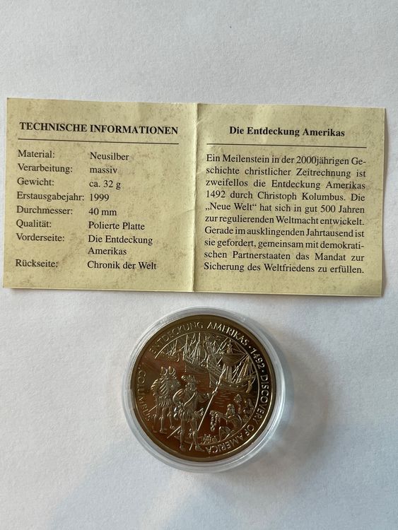 medaille (7) (Gebraucht) in Bonstetten für CHF 1 – mit Lieferung auf Ricardo kaufen