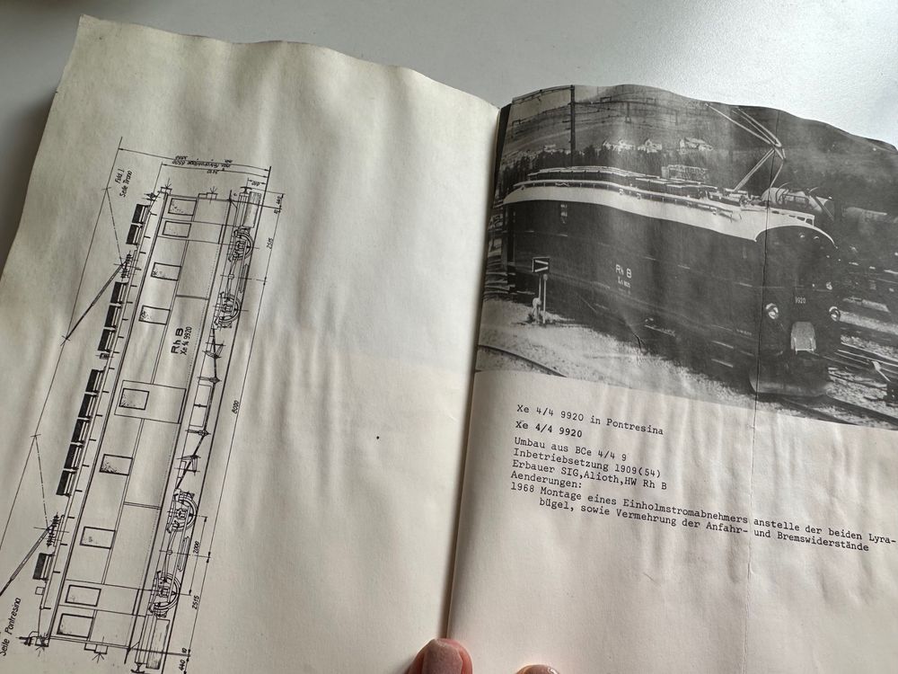 Die elektrischen Lokomotiven und Triebwagen Rhätischen Bahn | Kaufen auf Ricardo