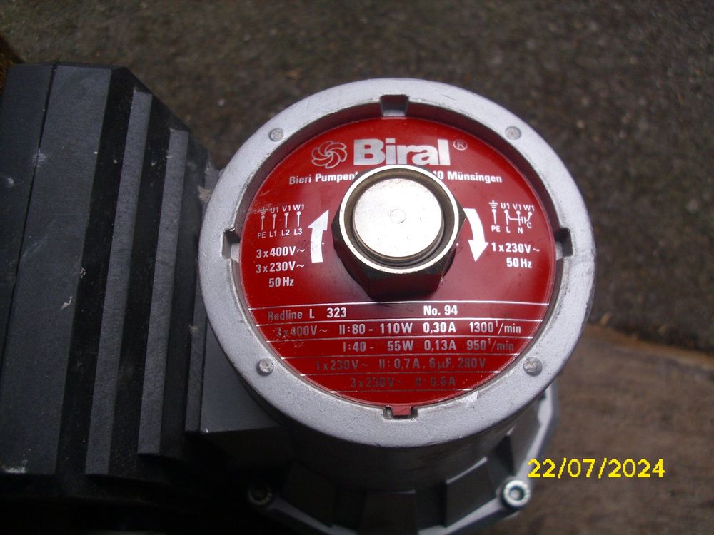 Pumpe Biral (Gebraucht) in Schwanden GL für CHF 40 – mit Lieferung auf Ricardo kaufen