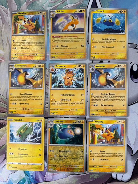 Pokémon Karten Set Typ Elektro (Gebraucht) in Thun für CHF 2 – mit ...