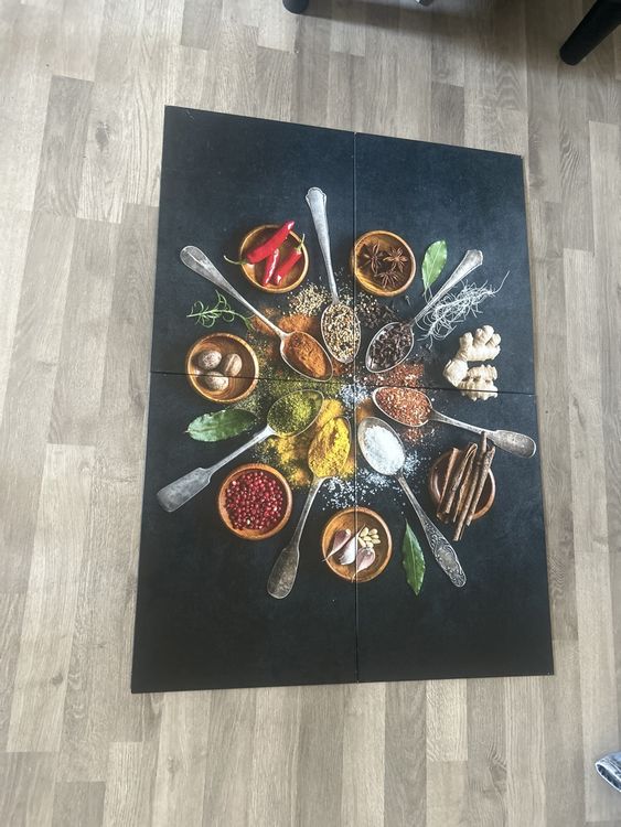 Tableau displate cuisine en 4 parties (110cm x 64cm) (Neu (gemäss ...