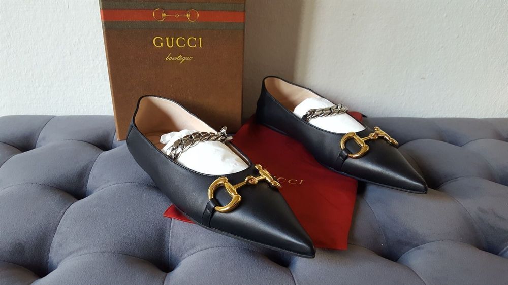 Gucci Leder Ballet Ballerinas Horsebit | Kaufen auf Ricardo