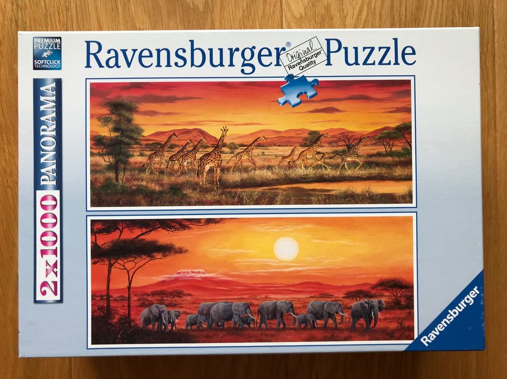 Ravensburger Puzzle 2x 1000 Teile Afrika (Gebraucht) in Glattfelden für CHF 17 – mit Lieferung ...