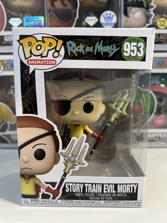 Funko POP! Animation Rick & Morty - Story Train Evil Morty (Neu und ...