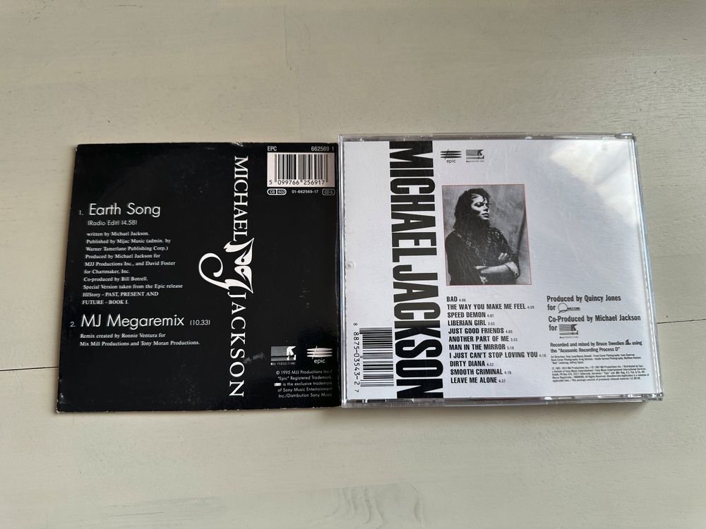 MICHAEL JACKSON tolle rare CD's Kult Top Bad Hits (Gebraucht) in Basel ...