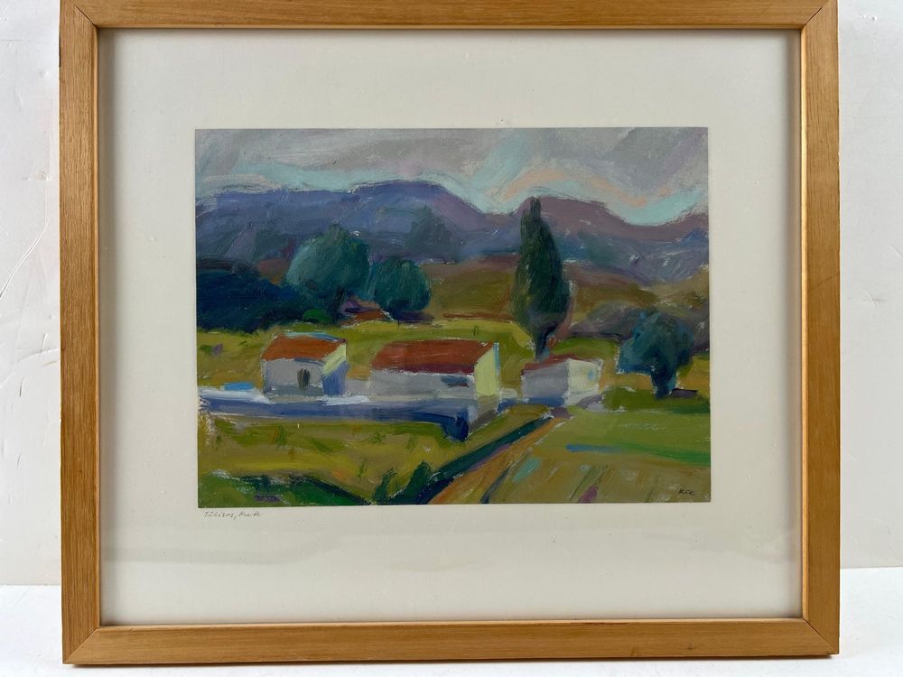 Kretische Landschaft bei Tilisos Gemälde Signiert | Kaufen auf Ricardo