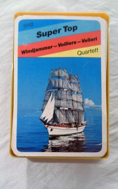 Segel - Schiffe Quartett / Windjammer Voiliers Verlieri | Kaufen auf ...