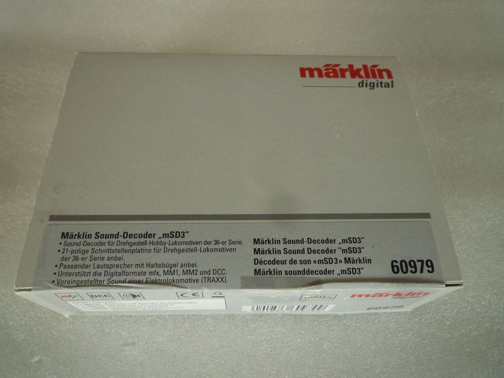 NEU- Märklin 60979 Sound Decoder mSD3 | Kaufen auf Ricardo