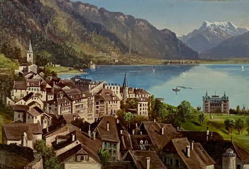 Hubert Sattler / Louis Ritschard ( 1817 -1904) Gemälde (Gebraucht) in ...