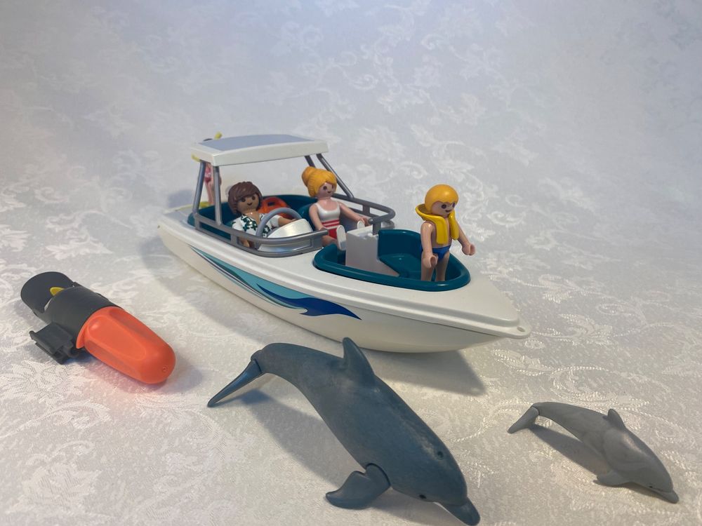 PLAYMOBIL Boot mit Delphinen und Motor | Kaufen auf Ricardo