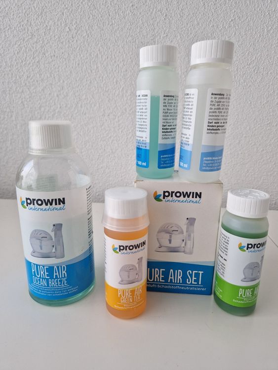 ProWIN Pure Air Raumduft 4x100 ml + 1 x 500 ml gebraucht (Gebraucht) in ...