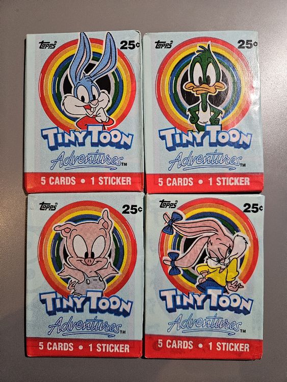 Tiny Toons Adventures Trading Cards – Vintage 1991 – TOPPS (Neu und originalverpackt) in Luzern ...