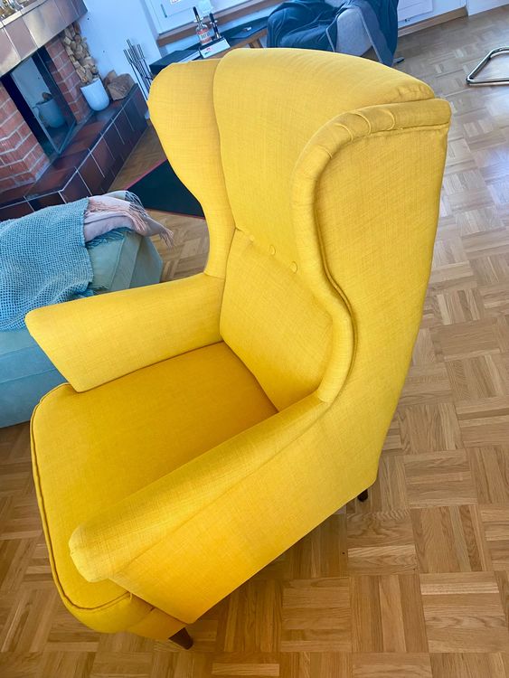 Strandmon Sessel, gelb | Kaufen auf Ricardo