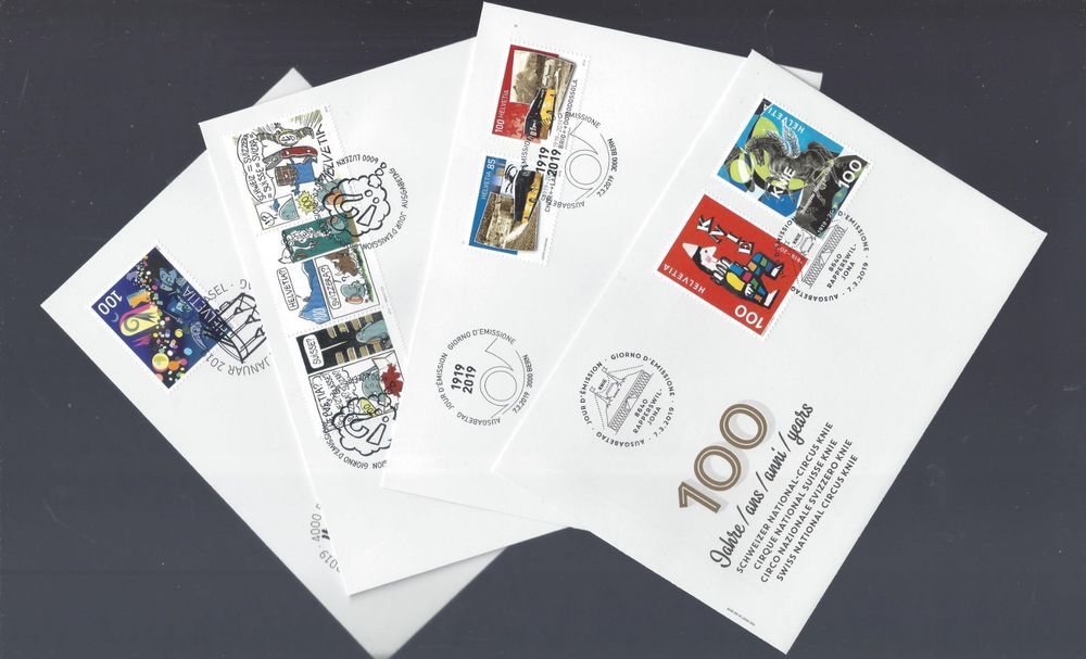 4 FDC 2019 | Acheter sur Ricardo