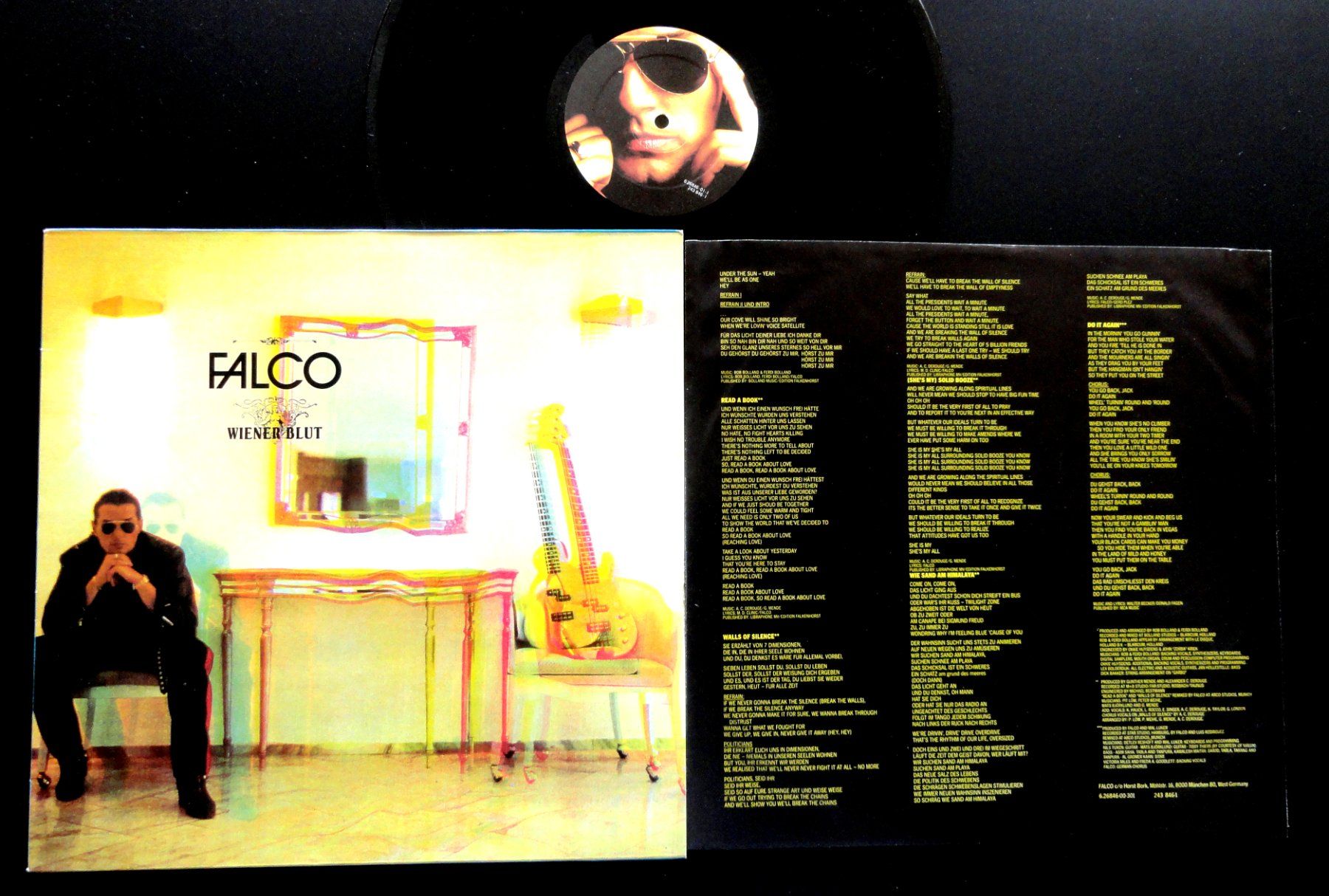 LP FALCO Wiener Blut TELDEC 1988 AUSTRIA KULT mint (Gebraucht) in ...