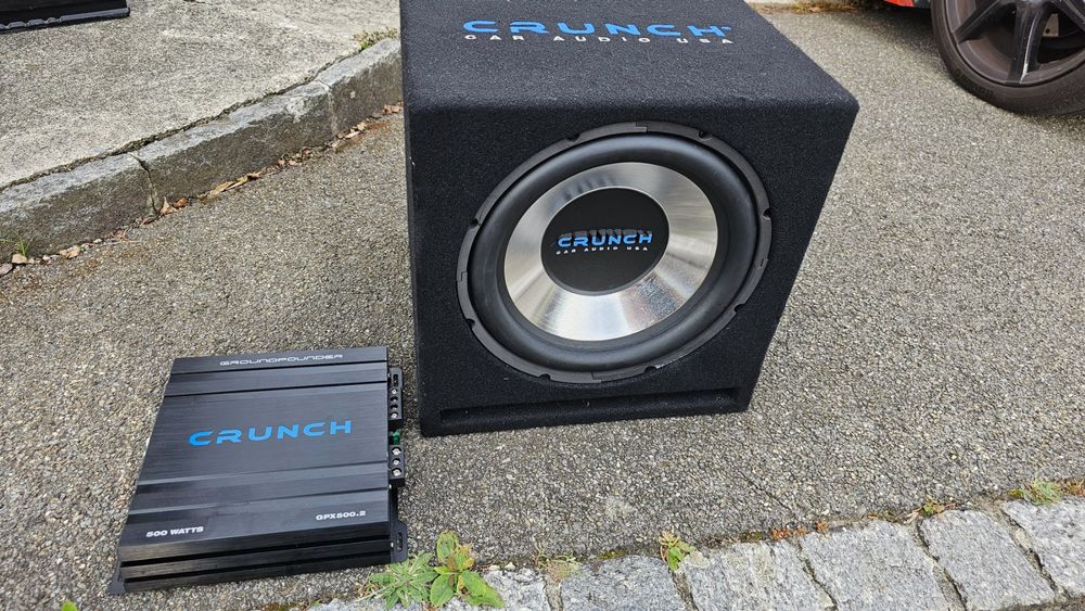 Crunch CBP 500 Subwoofer + Verstärker | Kaufen auf Ricardo