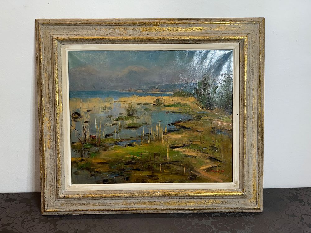 Walter MAFLI (1915-2017) Peinture sur toile signée | Kaufen auf Ricardo