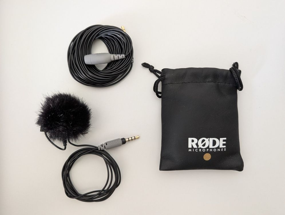 Rode Smart Lav+ mit SC1 Verlängerungskabel 3.5mm TRRS (Gebraucht) in ...