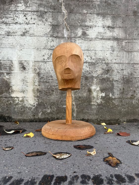 alter Holz Kopf / Hutmacher Kopf / Büste (Gebraucht) in Zürich für CHF ...