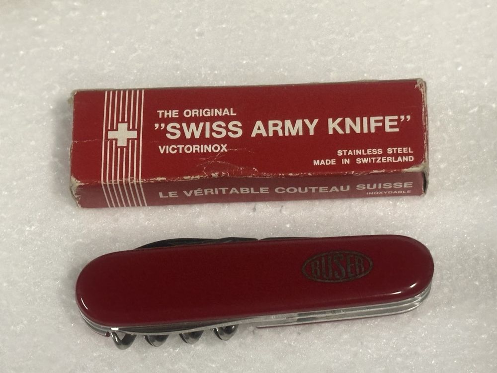Victorinox Sackmesser Taschenmesser "BUSER" Rarität mit Box! (Gebraucht ...