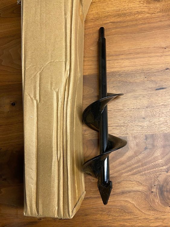 Erdbohrer 30 cm x 8 cm / Neu / 1 Stück / Metall/ (Neu und ...