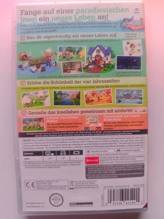 Nintendo Switch Spiel: Animal Crossing New Horizons 🎮 (Gebraucht) in ...