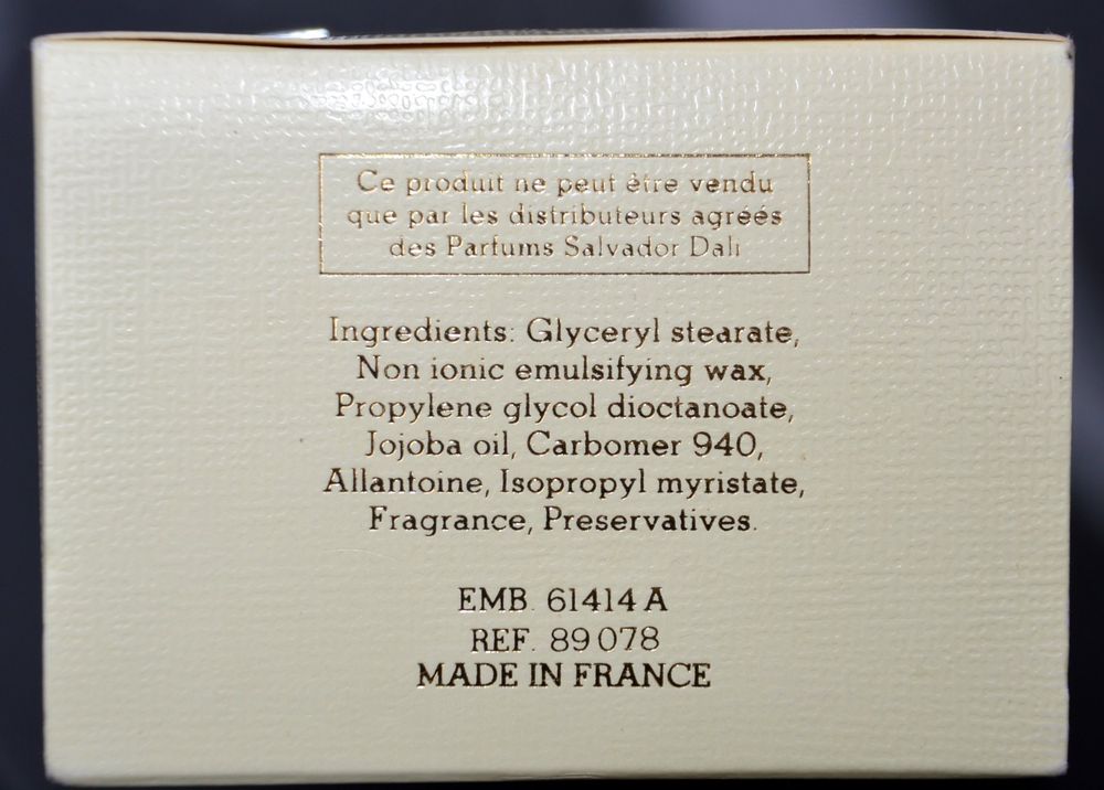 Salvador Dali - Body Lotion Edp 50ml 1981 (Neu (gemäss Beschreibung ...