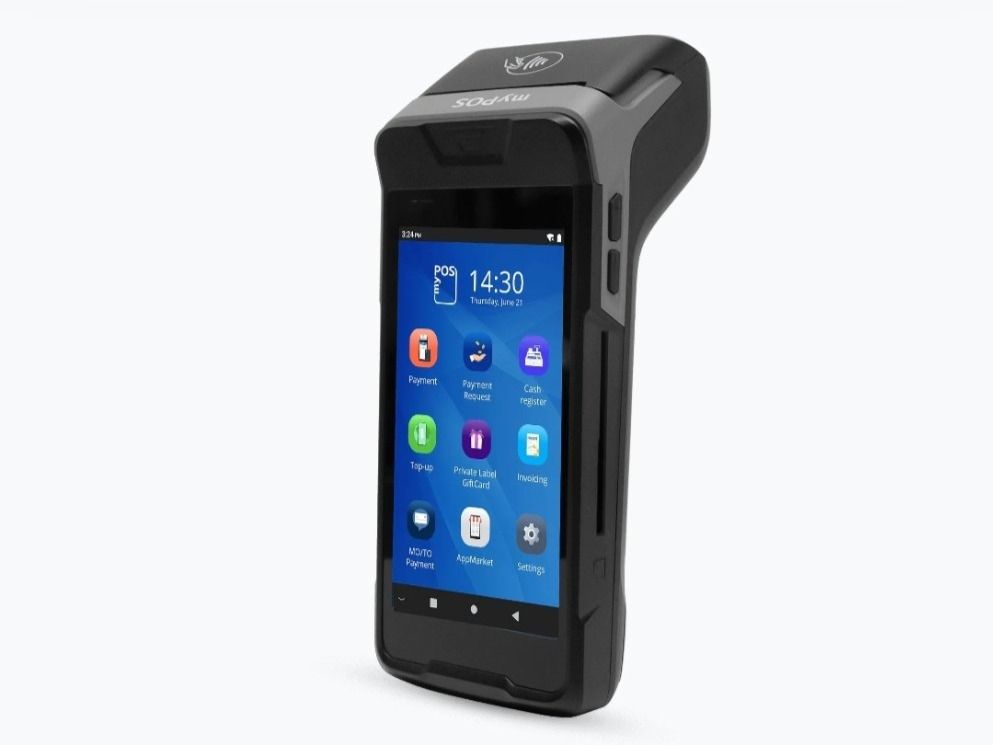 myPOS Carbon Mobiler Android-EC-Kartenleser mit Drucker (Gebraucht) in ...