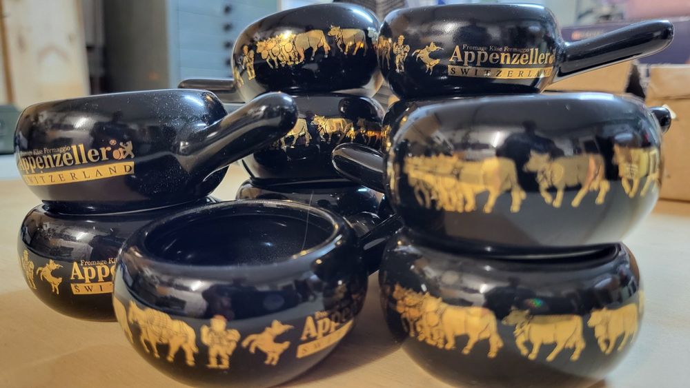 Appenzeller Mini Caquelon für Kirsch zum Fondue, 11 Stück (Neu (gemäss ...