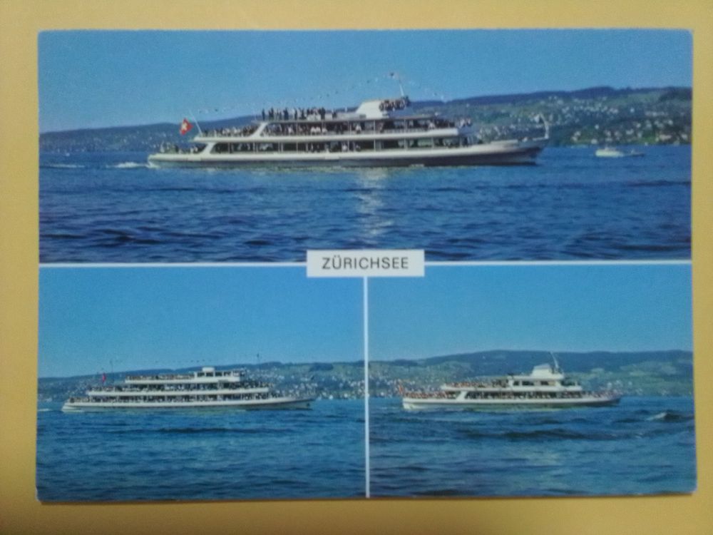 AK Schiffe Zürichsee MS Helvetia Linth und Limmat (Gebraucht) in Küttigen für CHF 2.5 – mit ...