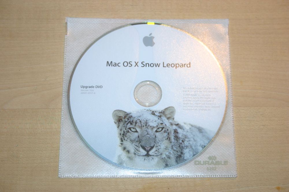 Snow Leopard Upgrade DVD (Gebraucht) in Stettlen für CHF 39 – mit Lieferung auf Ricardo kaufen