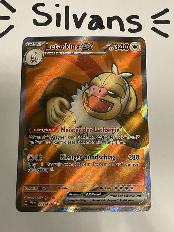 Letarking ex Full Art 227/191 Stürmische Funken Deutsch (Neu (gemäss ...