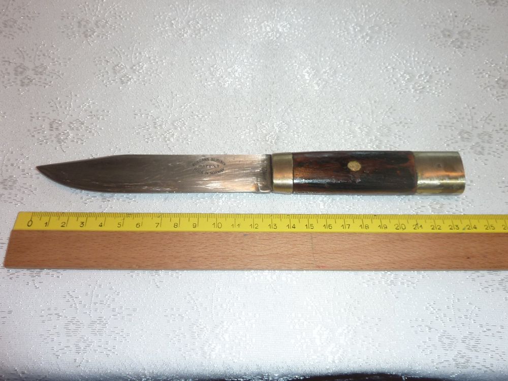 Original Norwegen Messer BERGANS SLIRKNIV Jagdmesser Sportme | Kaufen ...