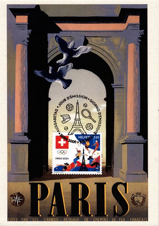 Maximumkarte Olympische Sommerspiele Paris (Neu (gemäss Beschreibung)) in Dottikon für CHF 4 ...