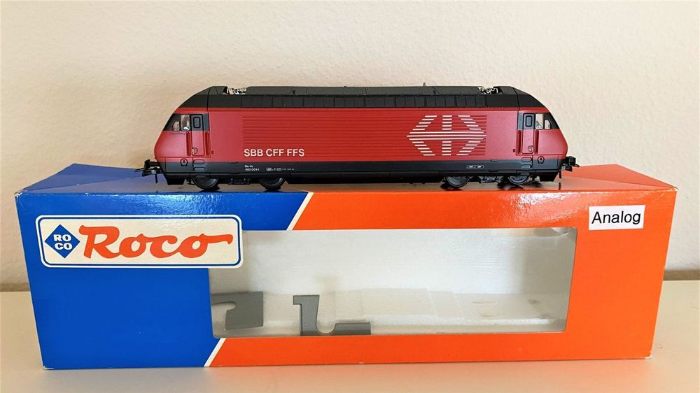 Roco 43655 SBB eLok Re 4/4 Lötschberg Nr. 460 001-1 H0 (Neu und ...