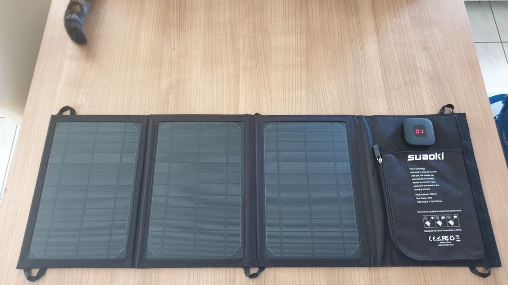 Suaoki Solarpanel 21Watt 2x USB | Kaufen auf Ricardo
