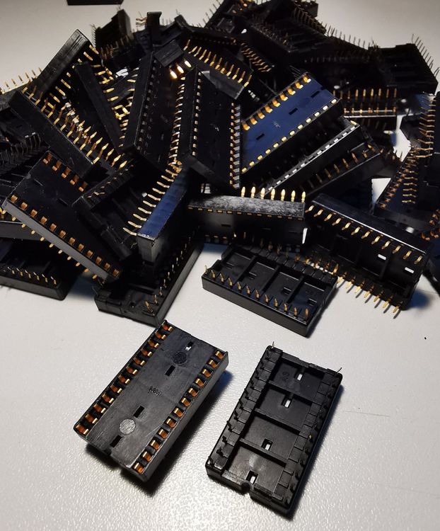 24 Pin Printplatten IC Sockel 60 Stück (Neu (gemäss Beschreibung)) in ...