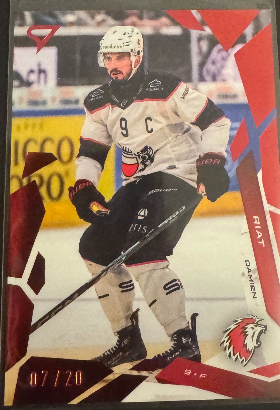Damien Riat 07/20 National League Sportzoo HC Lausanne (Neu (gemäss ...
